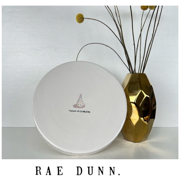 Rae Dunn | Dining | Rae Dunn I Believe In Celebrating Birthday White ...